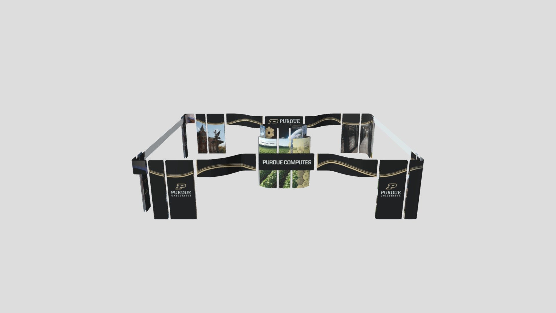 Supercomputing Booth Mockup - 3D model by Purdue Envision Center ...