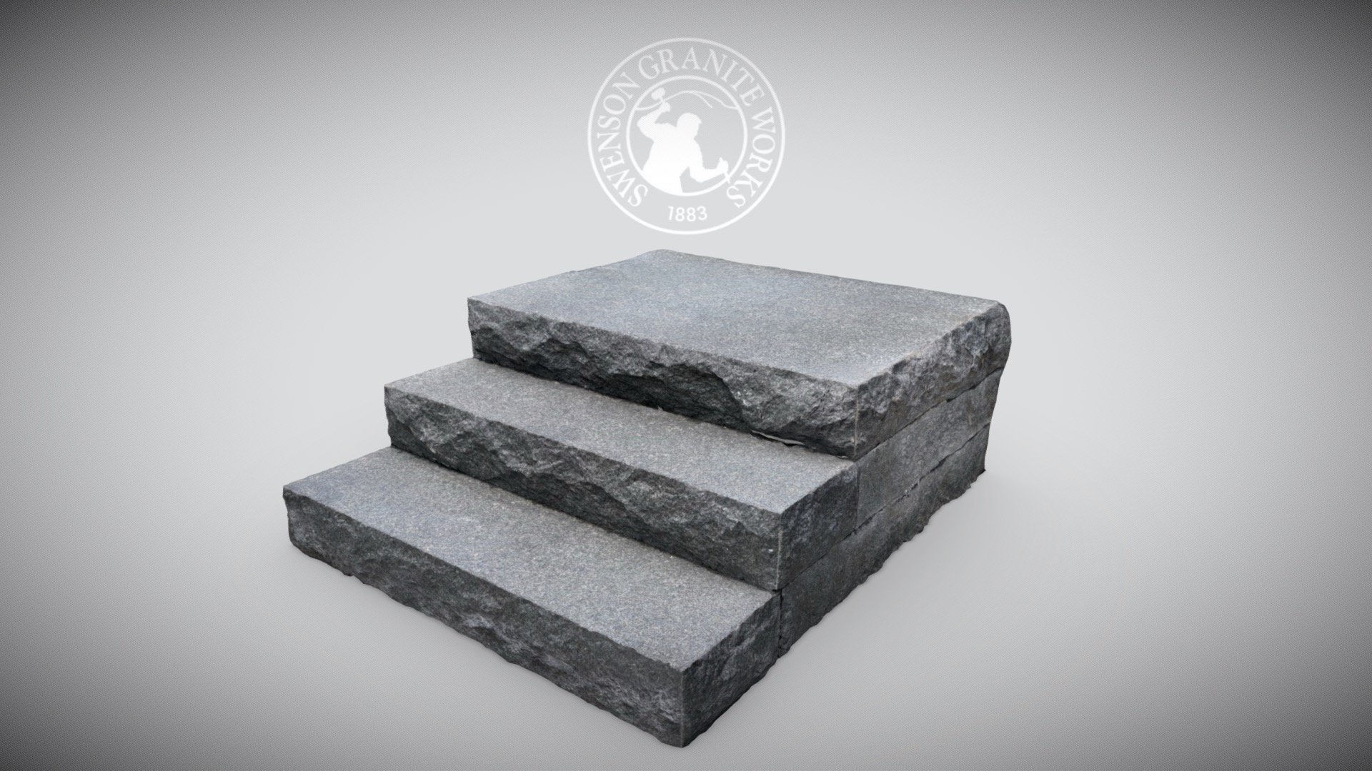 ROCK FACE STEPS - CAMBRIAN BLACK® - Download Free 3D model by Polycor ...