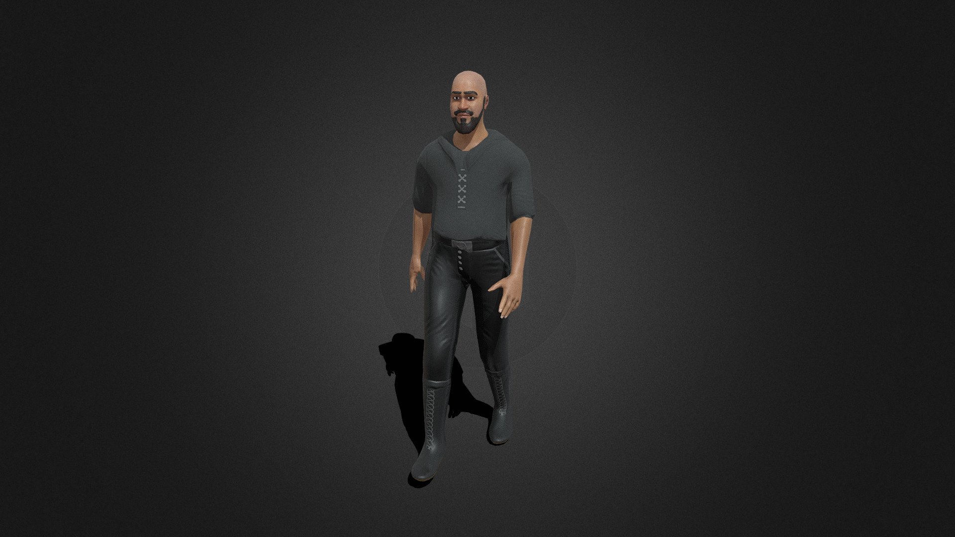 Lowpoly 3D Game Ready Rigged Character - 3D model by Shushanto(PolyCube ...