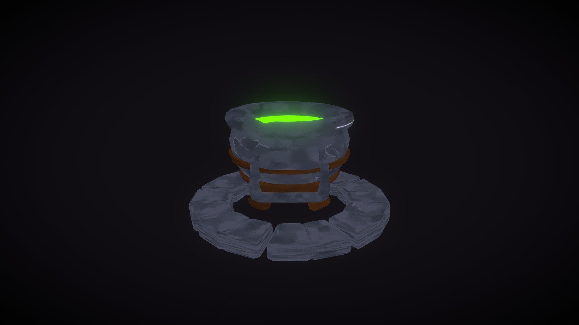 Cauldron Retopo only - 3D model by SuperNovax [50af133] - Sketchfab