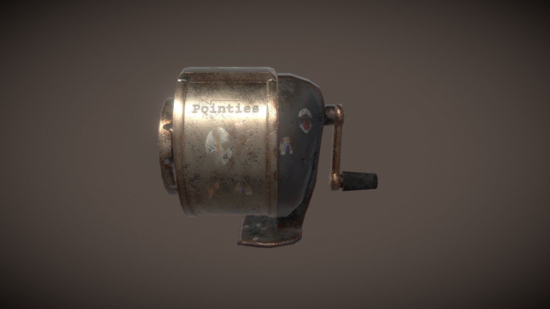 Old class Sharpener - 3D model by glograsso [50afaf7] - Sketchfab
