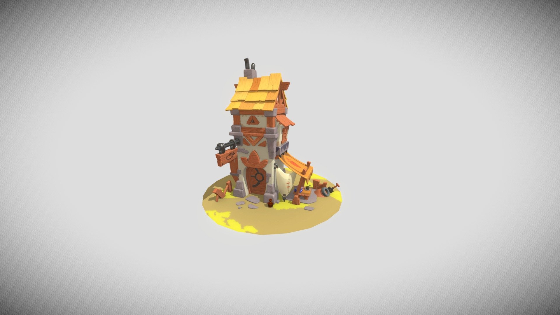 Shack - 3D model by ayeble [50b09e0] - Sketchfab
