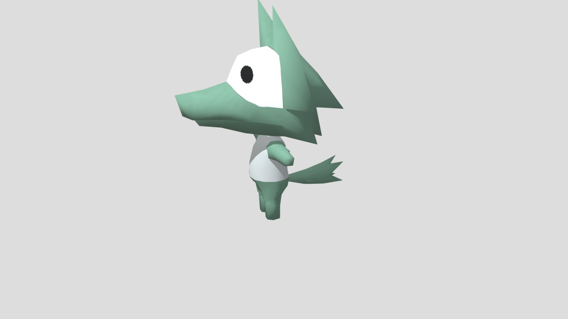 wolf-template - 3D model by 1realistic [50b459e] - Sketchfab