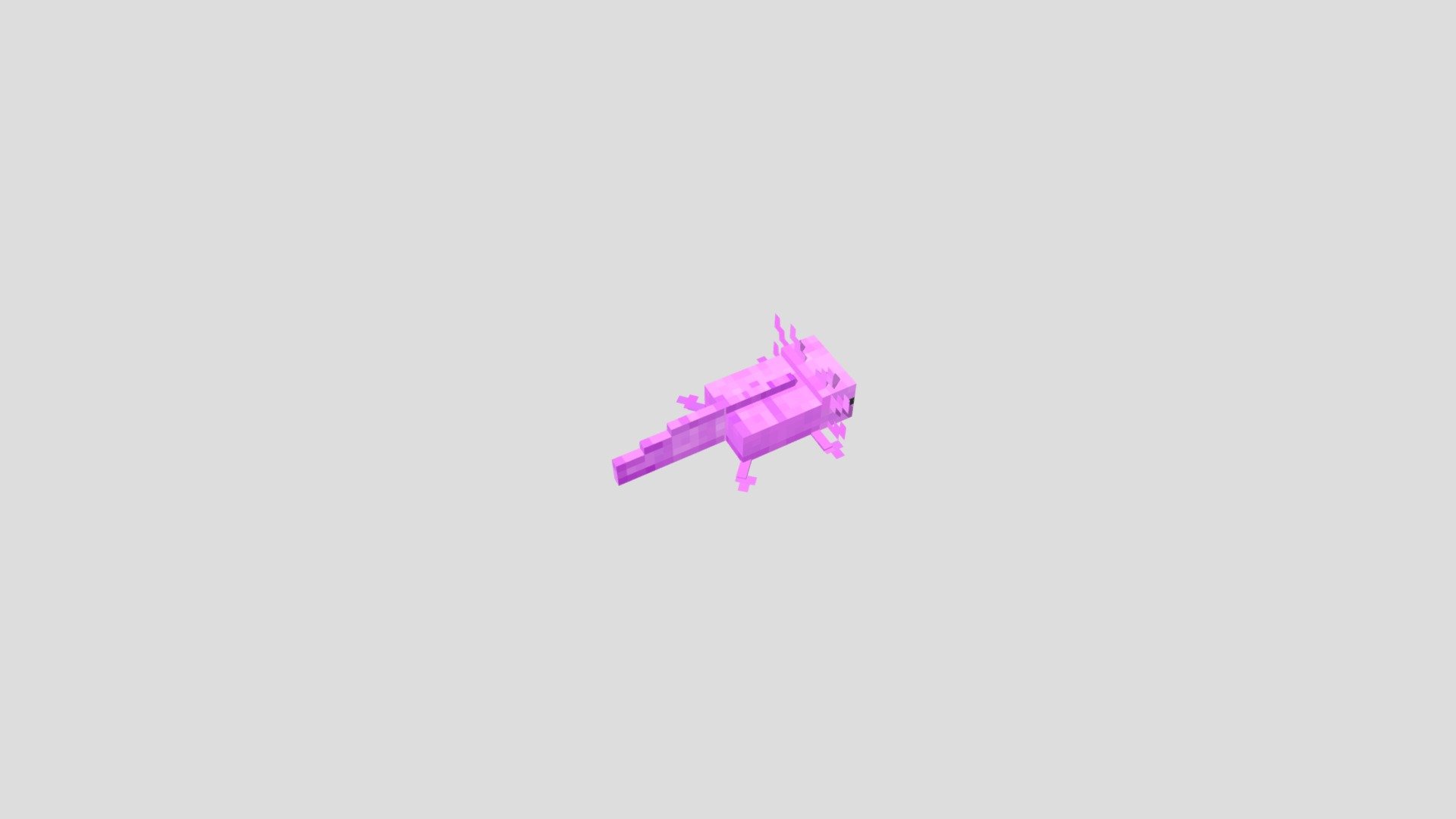Axolotl - 3D model by lukamino [50b4ef7] - Sketchfab