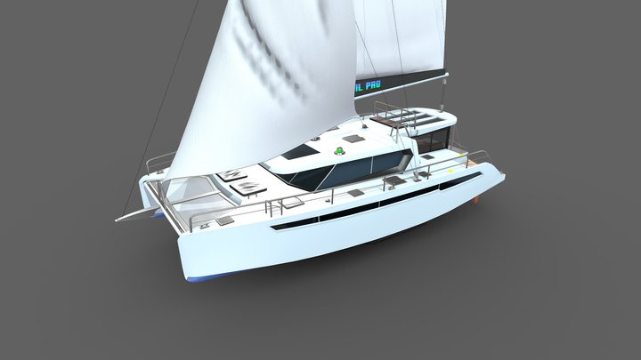 Catamaran 3D models - Sketchfab