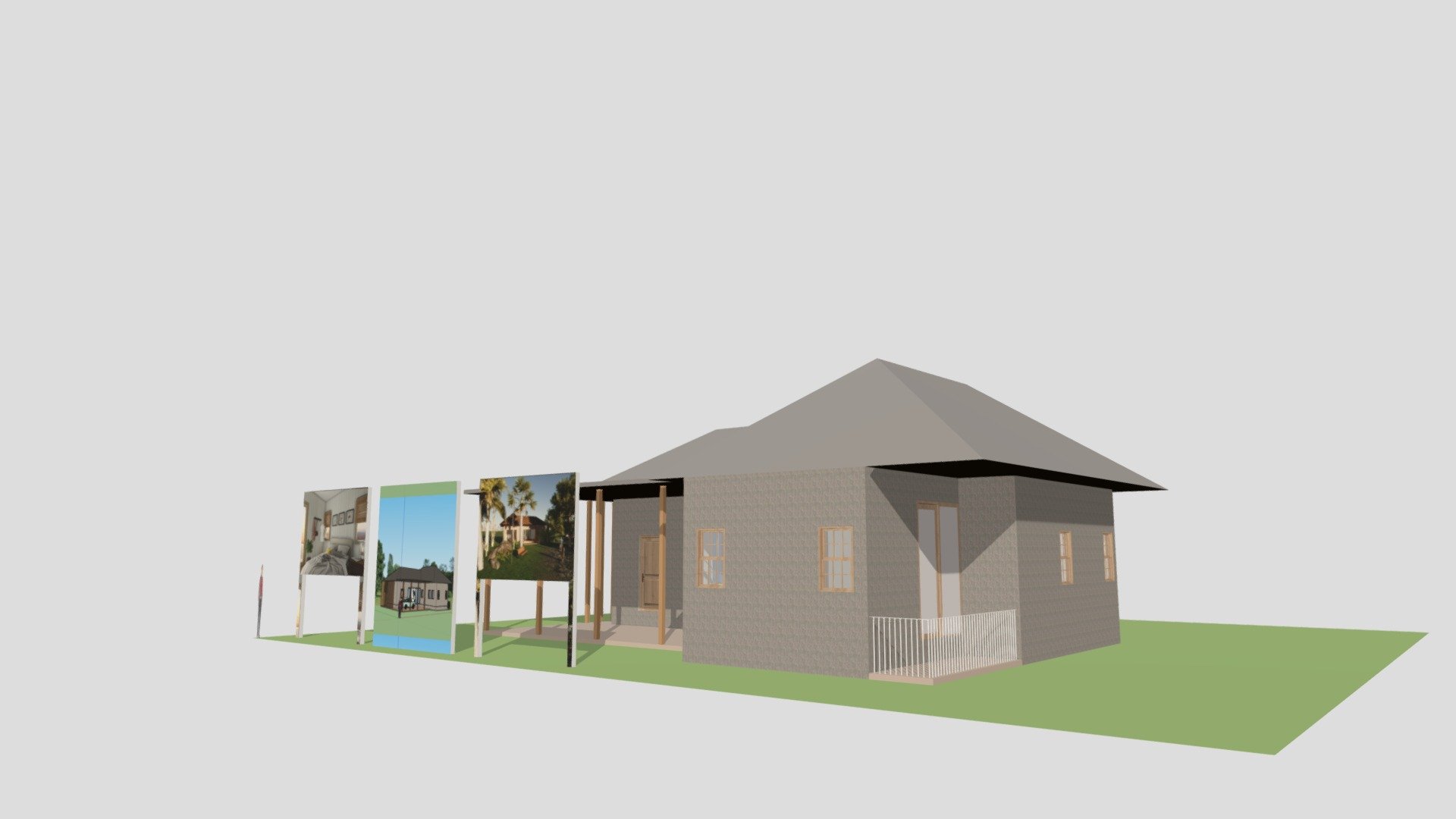 house_obj - 3D model by jirada_pariyawatee [50b75dd] - Sketchfab