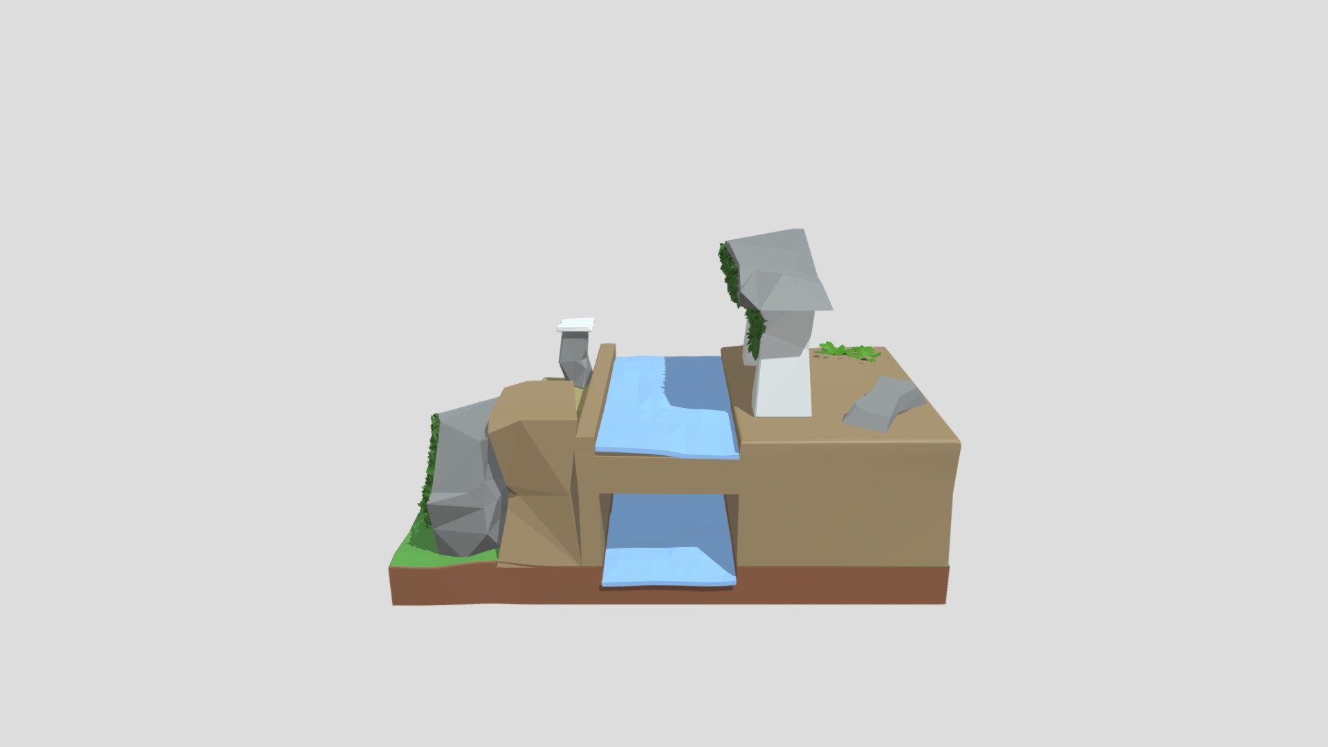 Low poly island - 3D model by Nigerdo [50b8c0c] - Sketchfab