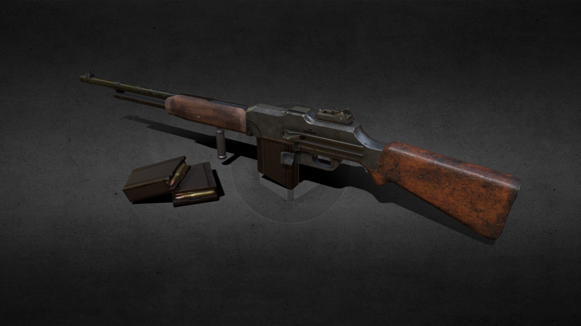 BAR M1918 - 3D model by zilbeerman [50b9bfa] - Sketchfab