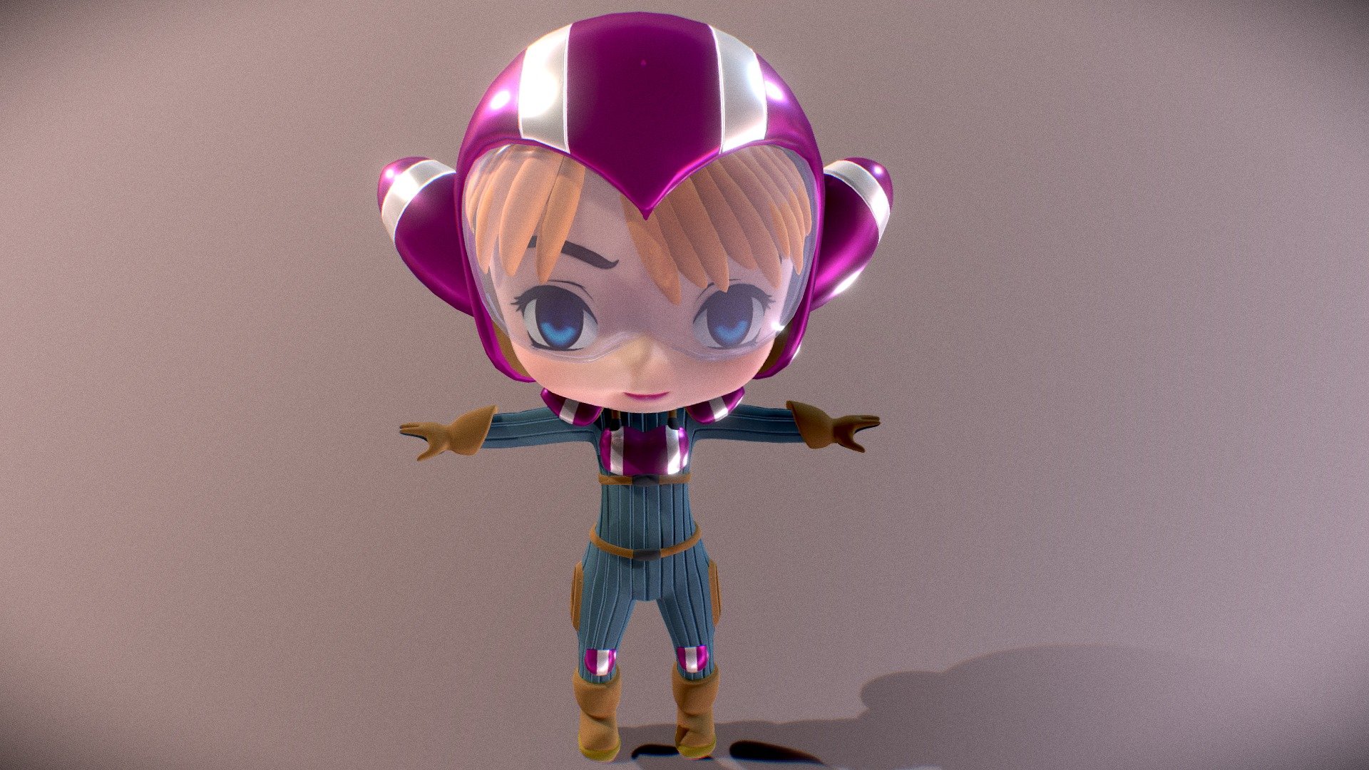 Kate Space Girl - Chibi - Buy Royalty Free 3D model by Alpie (@alpie.br ...