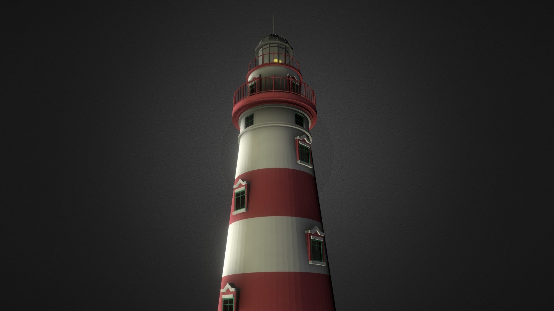 The Lone Lighthouse - Tinkercad - 3D model by Kopf_Viscount_Springtrap_1912 [50be9e3] - Sketchfab