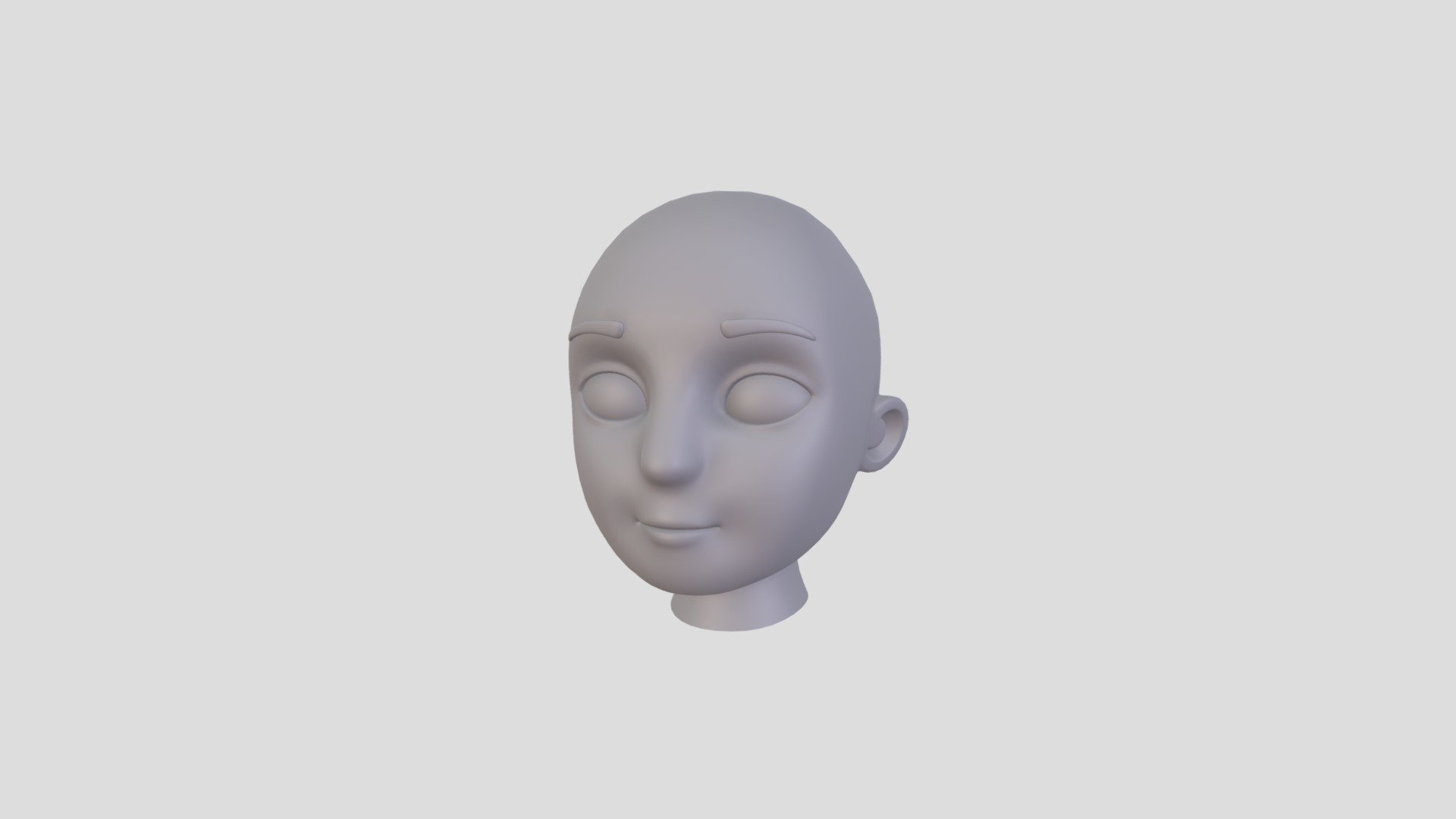 Prop225 Base Head Mesh - Buy Royalty Free 3D model by BaluCG [50bf631 ...