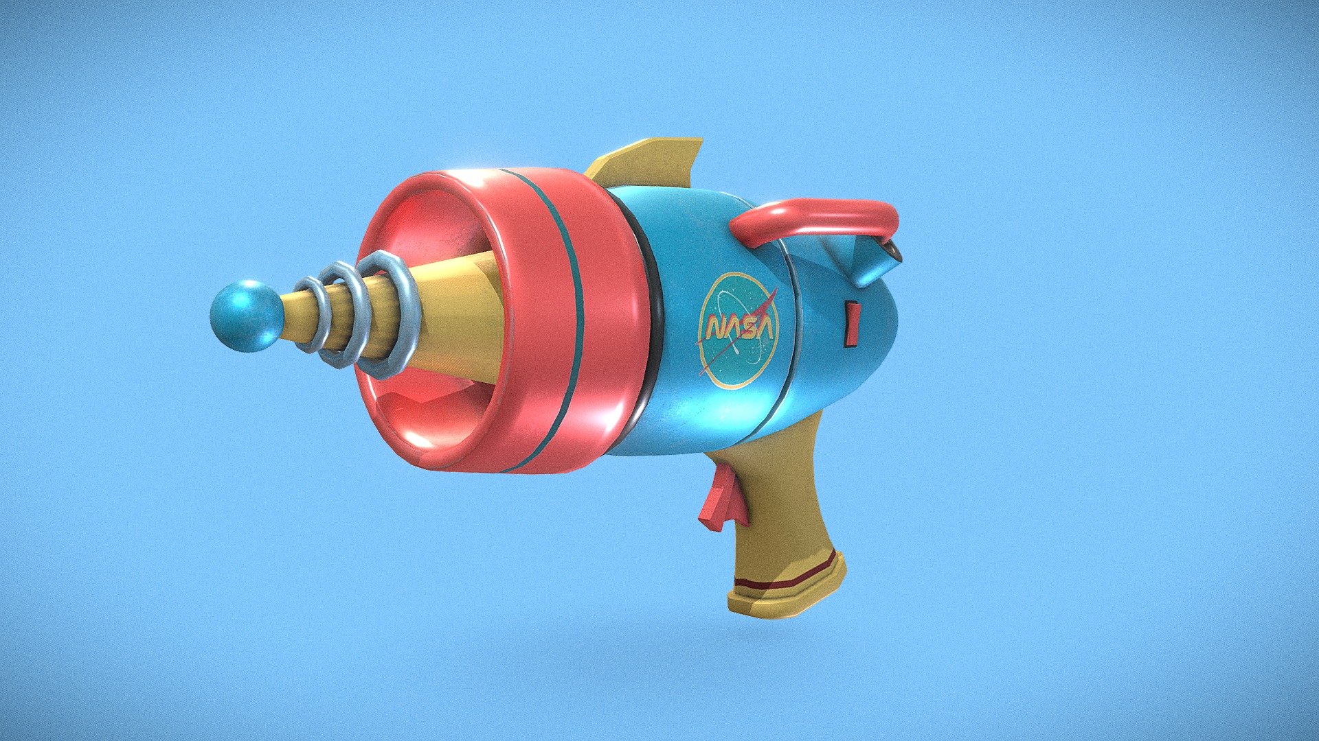 Space gun - Download Free 3D model by Lisnik234 [50c2a39] - Sketchfab