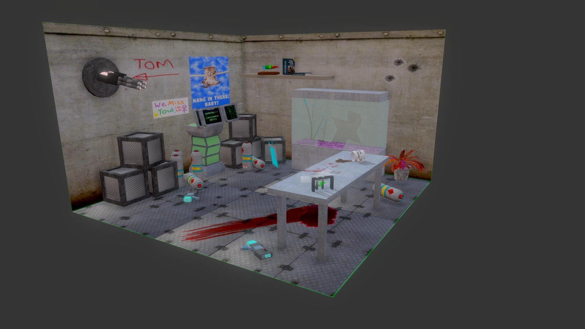 Containment Breach - 3D model by UnopposedShaman257 [50c3799] - Sketchfab
