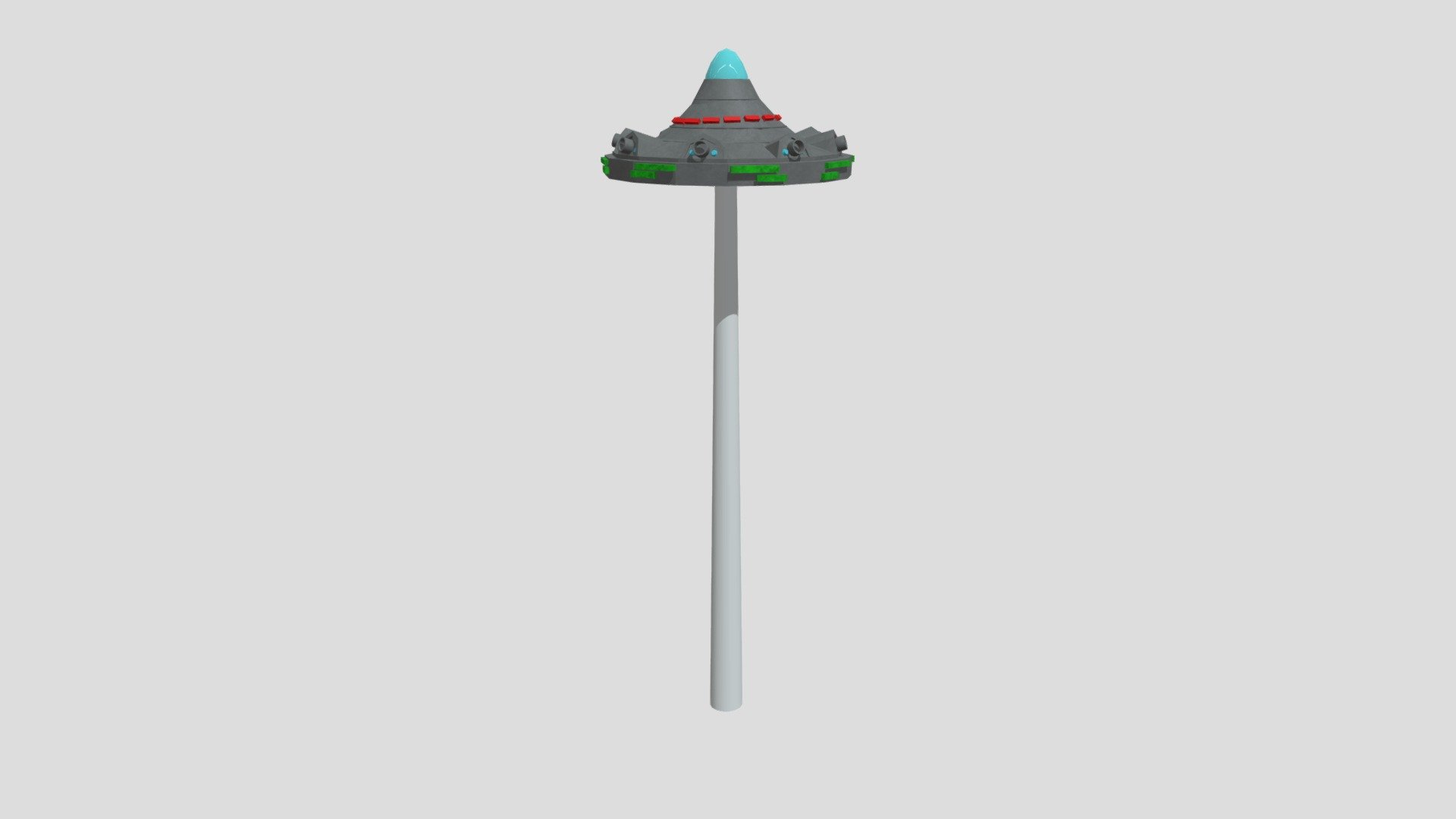 Chicken Little Flying Alien Spaceship - Download Free 3D model by ...