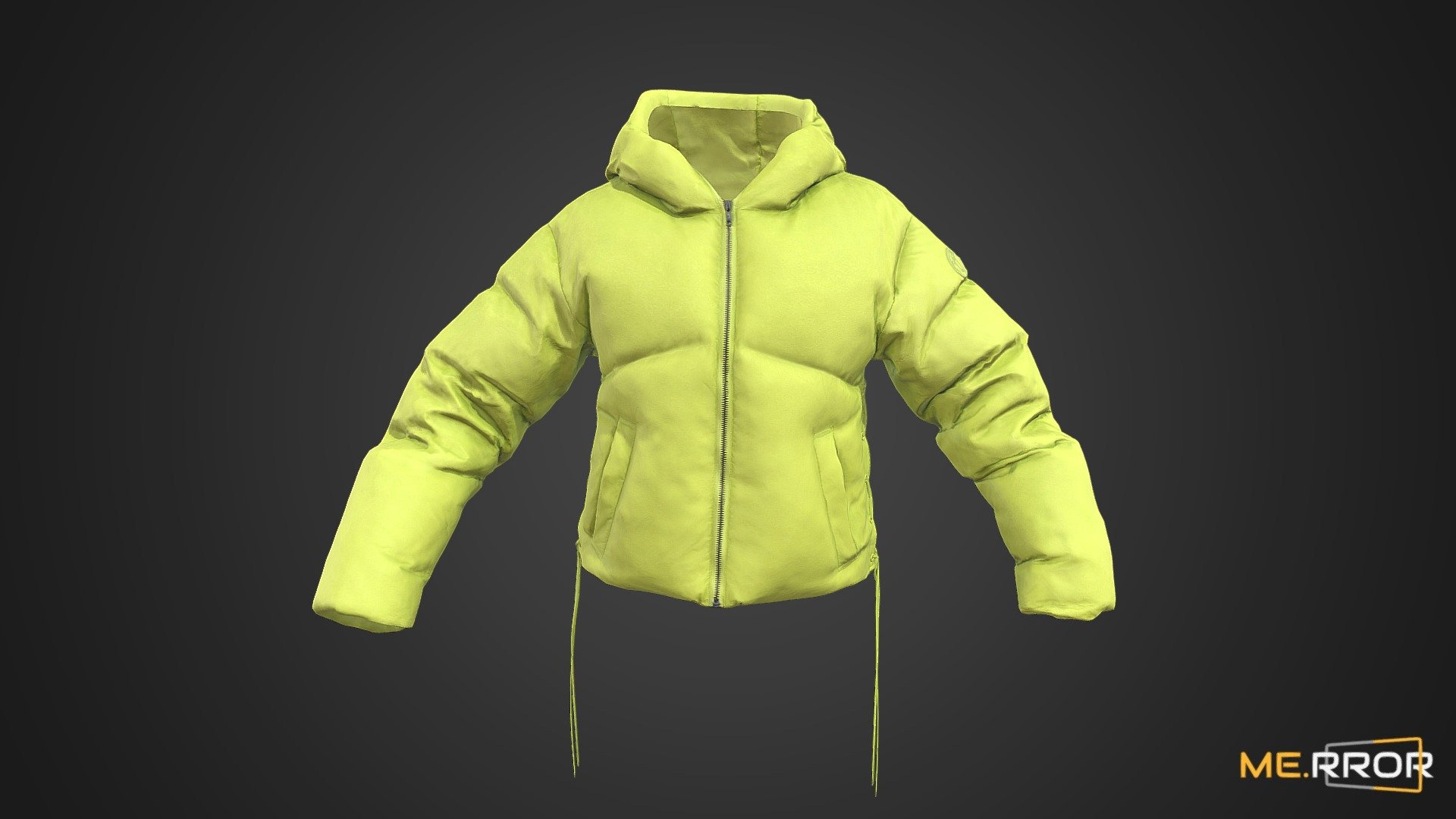 [Game-Ready] Neon Yellow Short Padding - Buy Royalty Free 3D model by ...