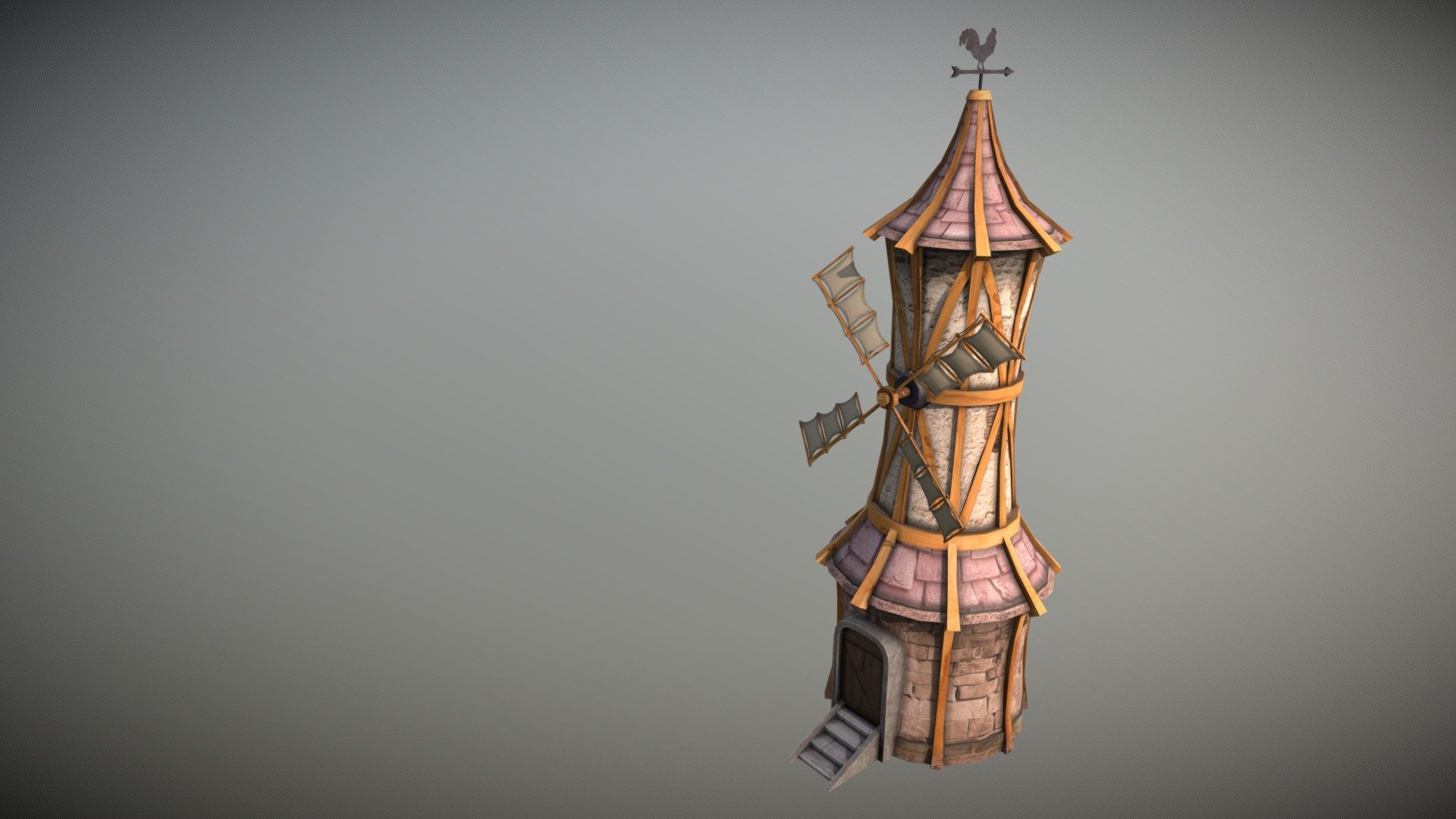 Fable II Asset pack - Windmill - 3D model by RiotDX [50c87d0] - Sketchfab