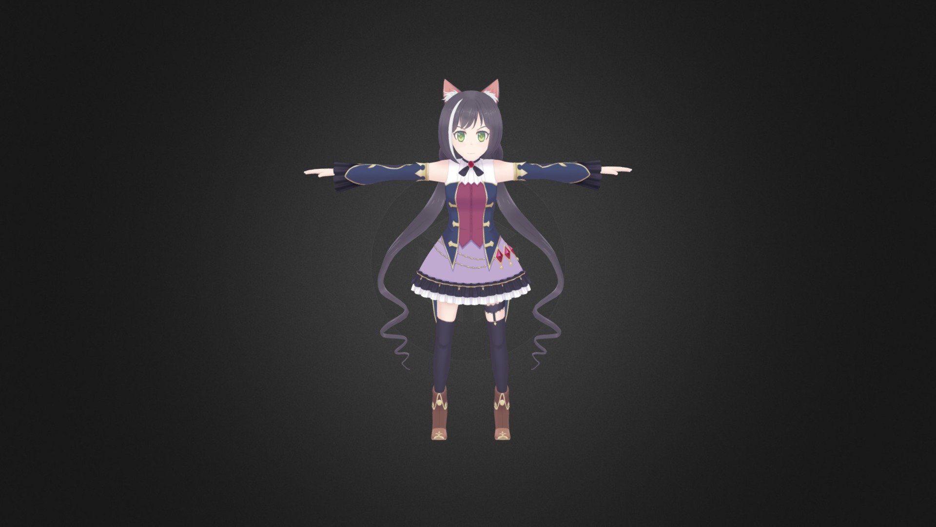 kyaru - Download Free 3D model by Liyu [50c8850] - Sketchfab