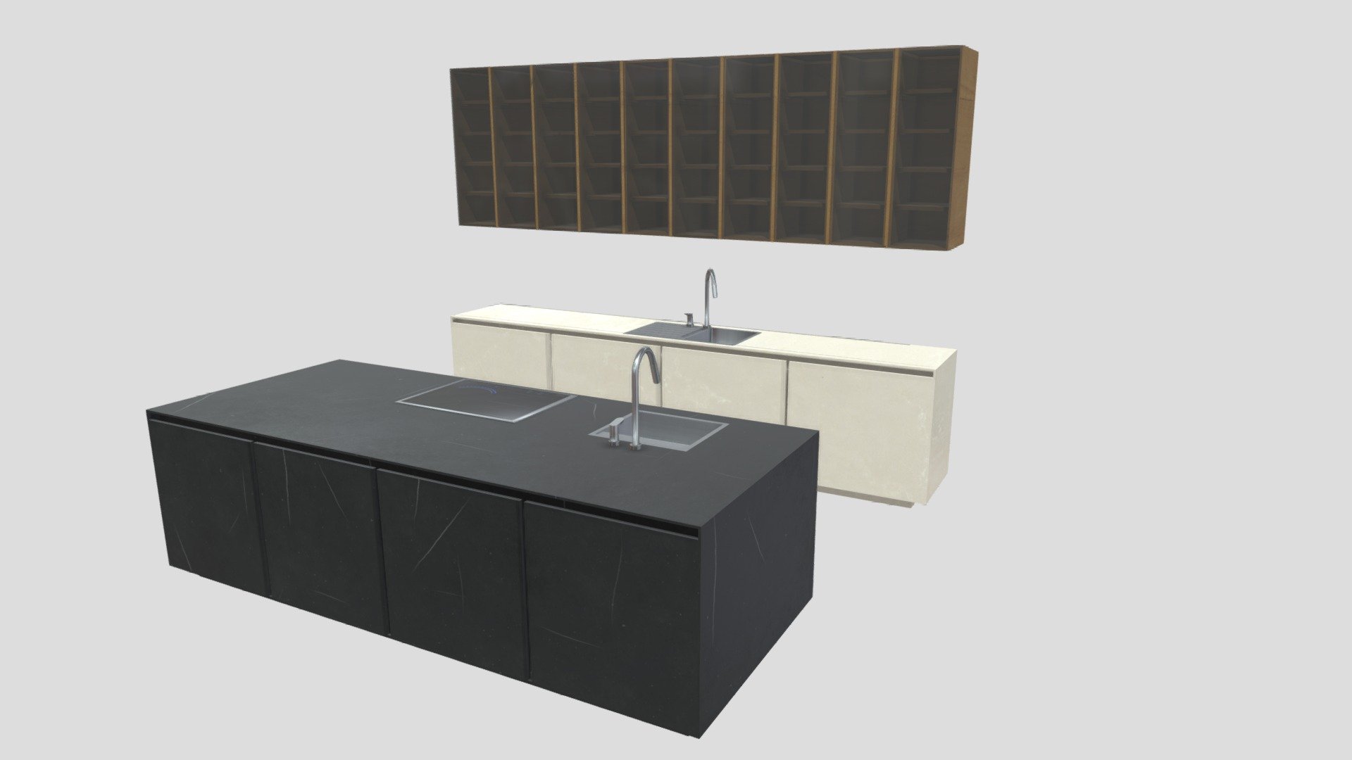 Kitchen Set 3D model 5 - Download Free 3D model by OscarLomas3D ...