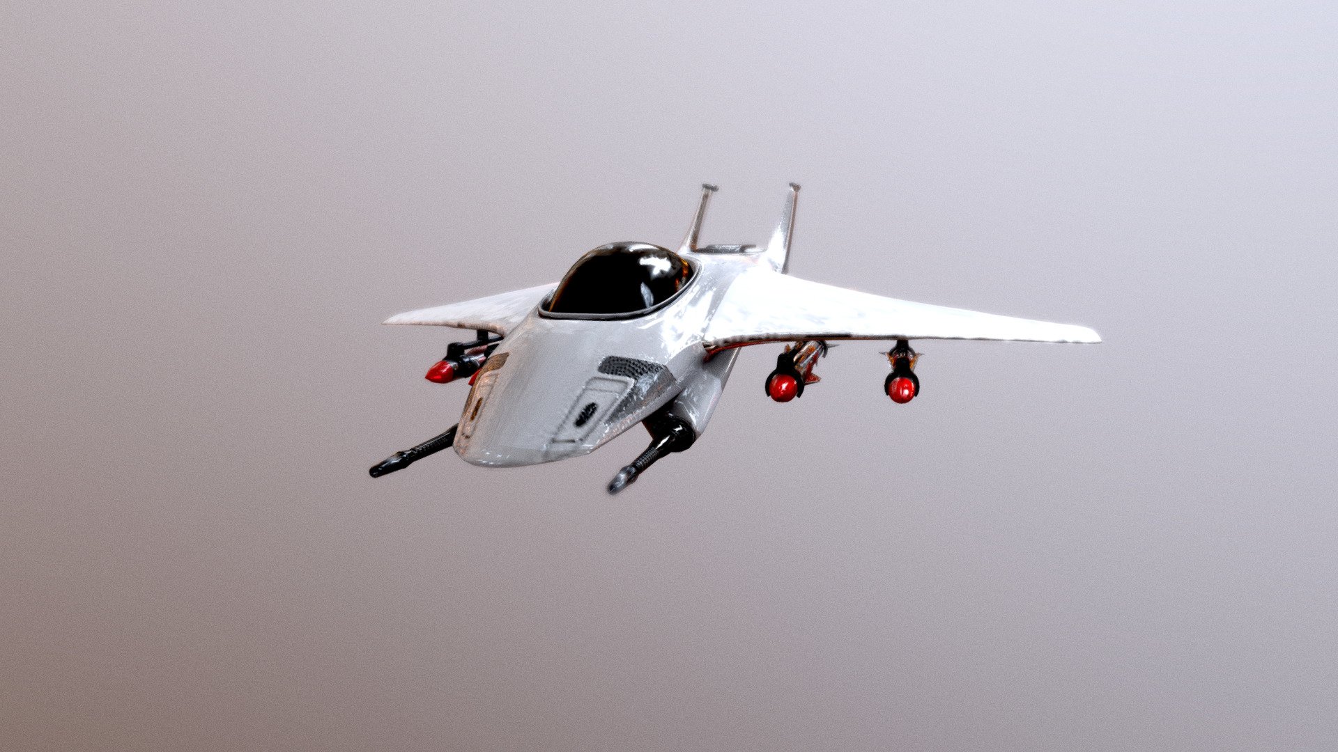MIDA Fighter (LP No Landing gear version) - 3D model by MEMMPS ...
