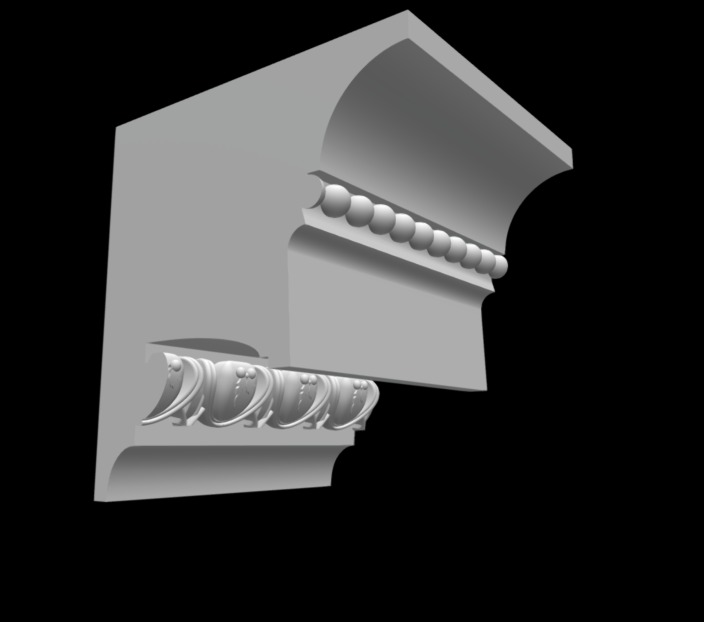 Cornice-B-assembled - Download Free 3D model by DecoCraft USA ...