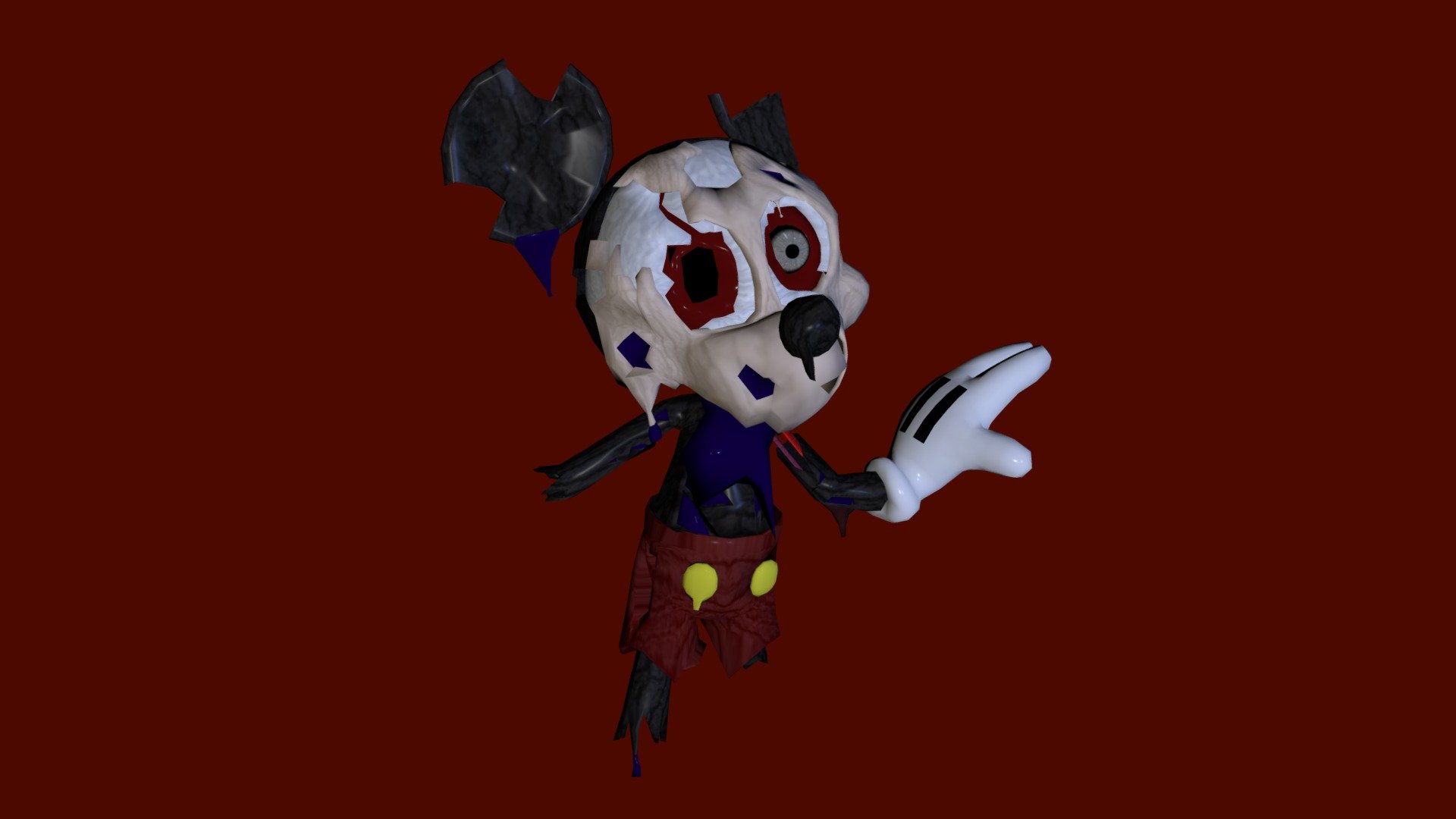 FNaTI: NBD 3 - Nightmare Ink-Blot MickMick - Download Free 3D model by ...