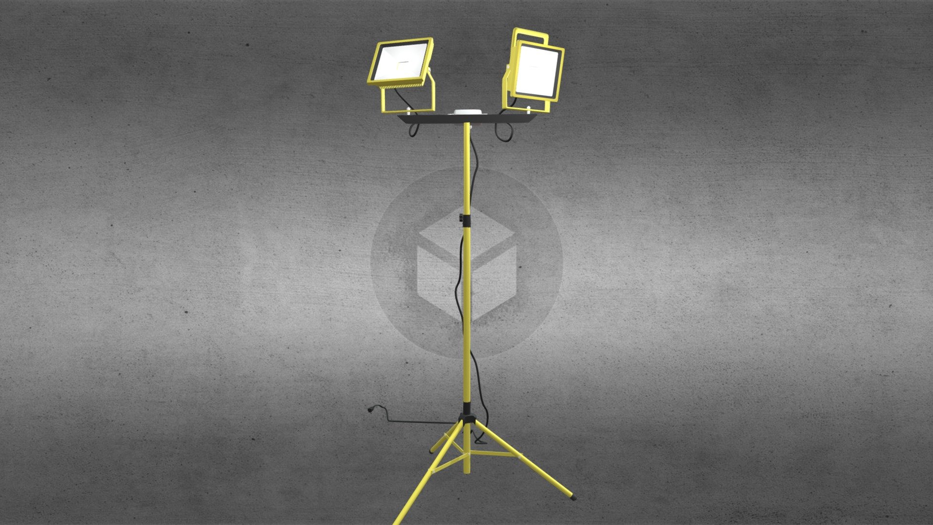 Construction Flood Light - 3D model by Ruster (@lukacoza) [50ce57a ...