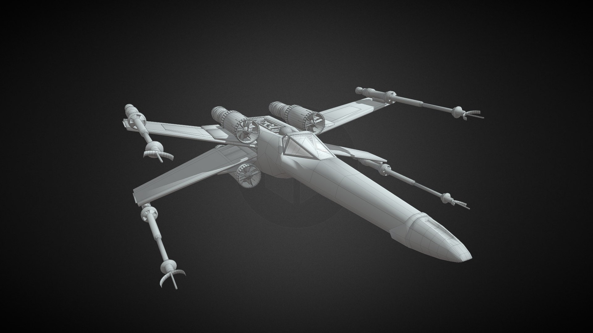 Xwing - Mike - 3D model by mike_rodriguez [50cea0b] - Sketchfab