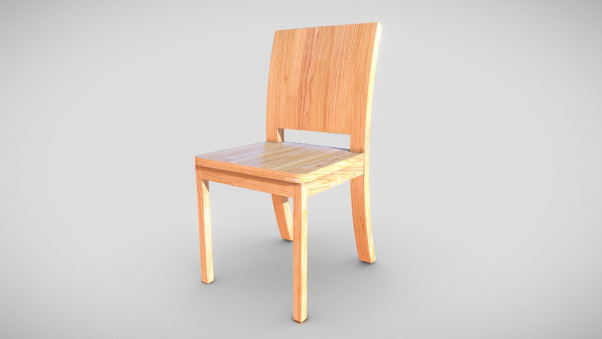 Curved Chair - Download Free 3D model by riach [50cff08] - Sketchfab