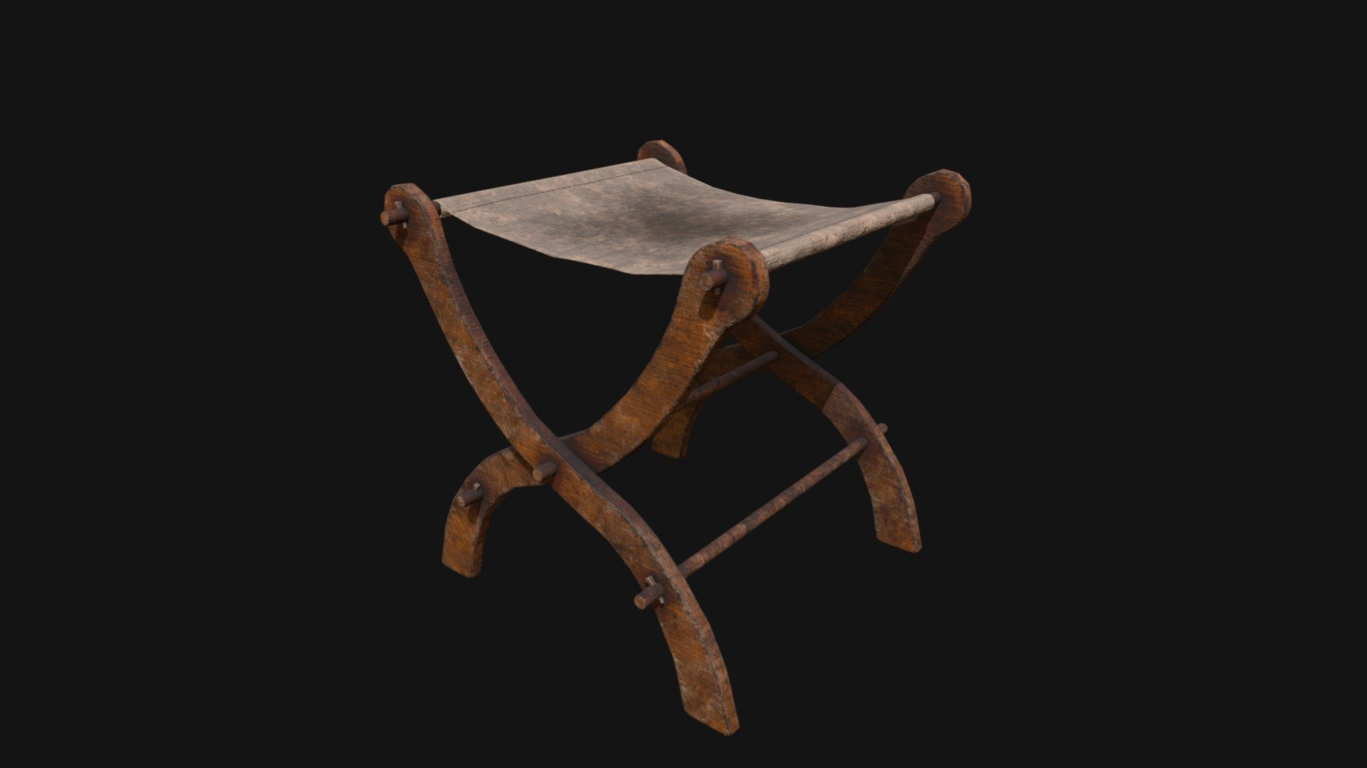 Old Medieval Stool - Buy Royalty Free 3D model by Clockwork Creations ...