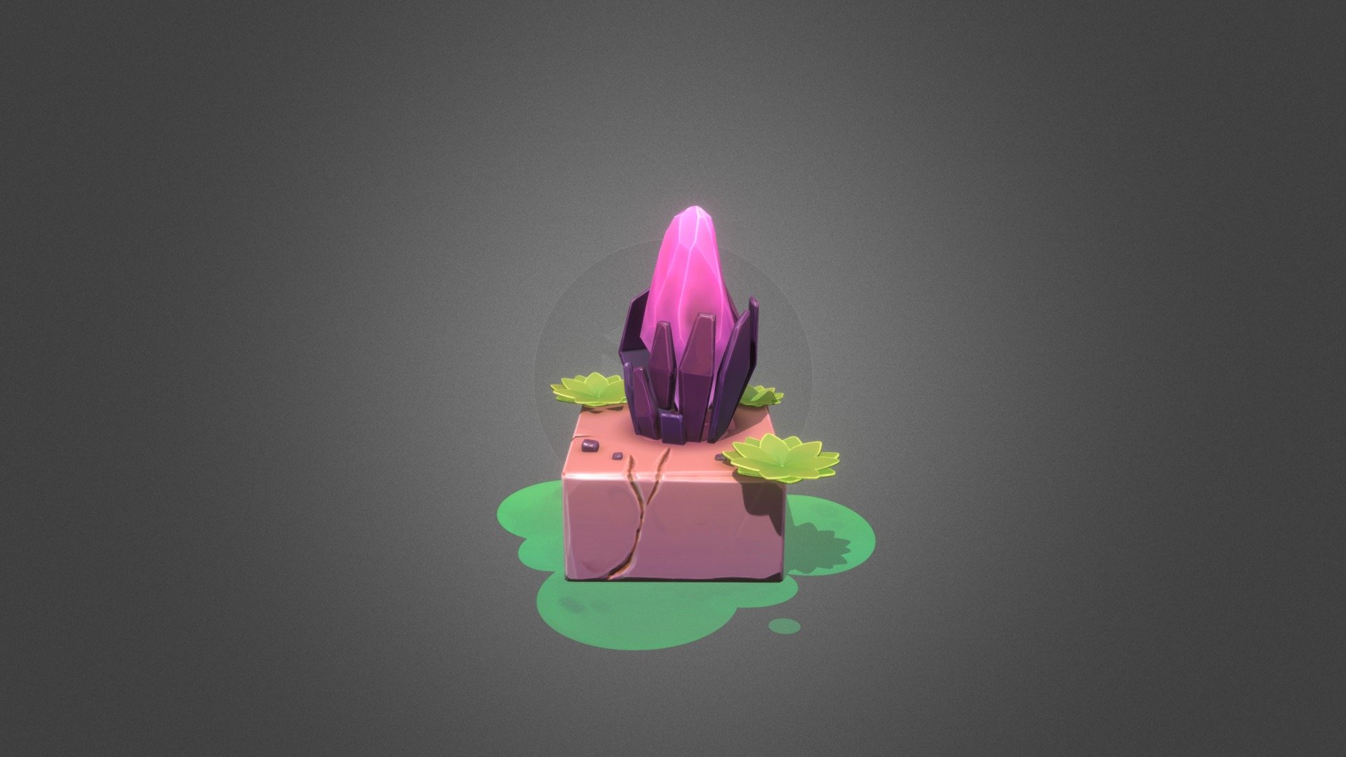 Stylized Gemstone - 3D model by Lucia_Navea-Daza [50d1252] - Sketchfab