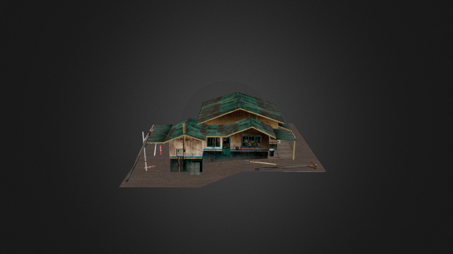 Abandoned Warehouse - 3D model by NikhilDas (@nikhil783339) [50d17f6 ...