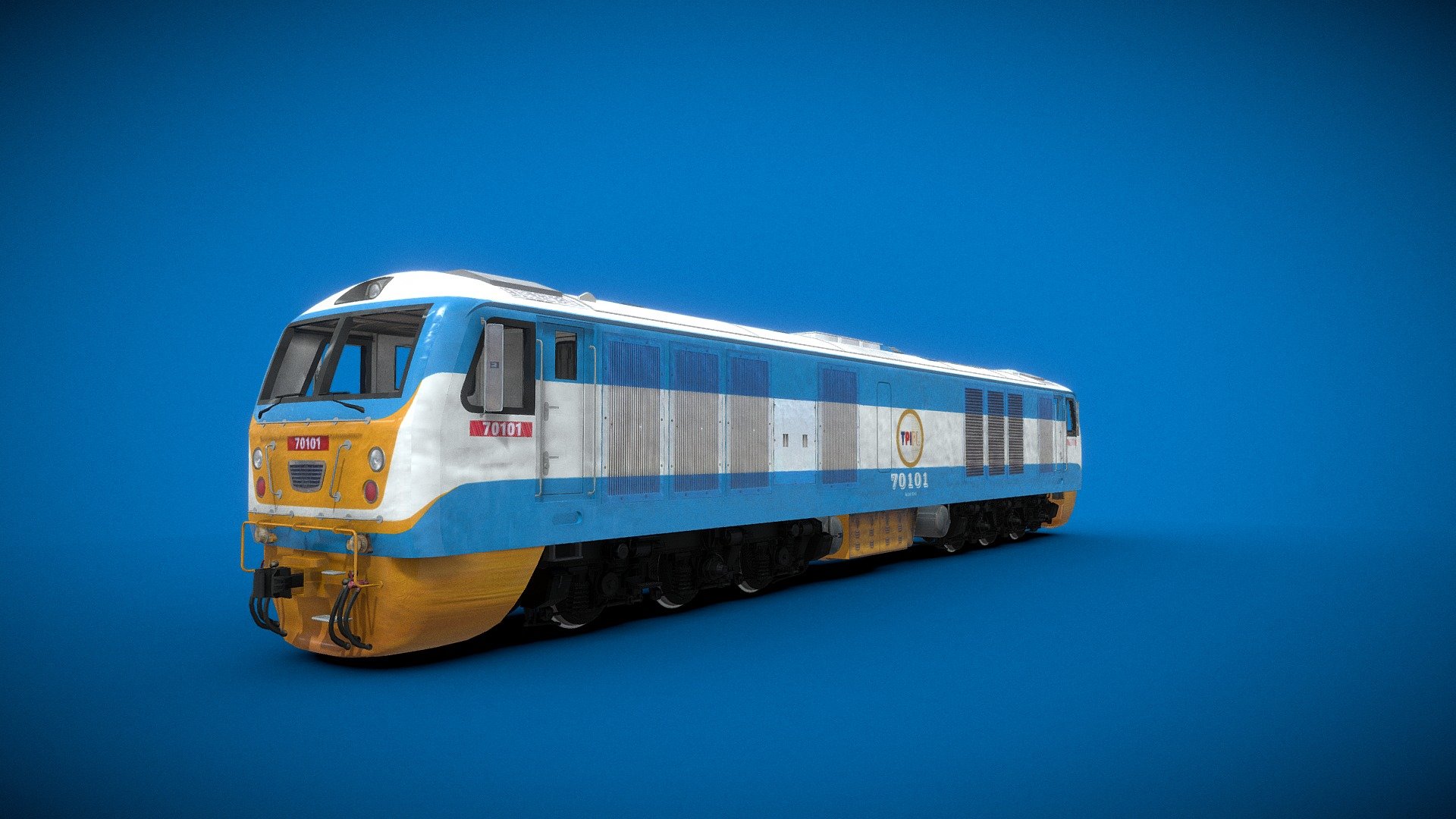 CSR ZIYANG SDA4 No.70101 Locomotive for Thailand - 3D model by BoonKub ...