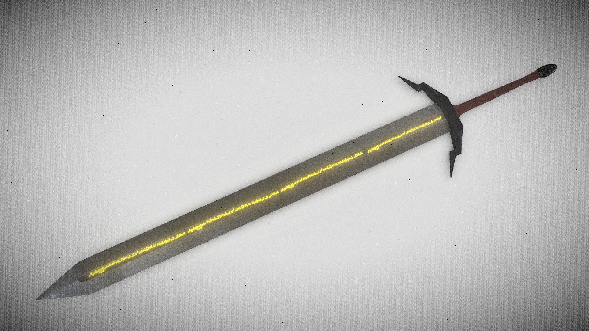 Mystic Sword - Game Ready - Download Free 3D model by Hasnain (@noorani ...