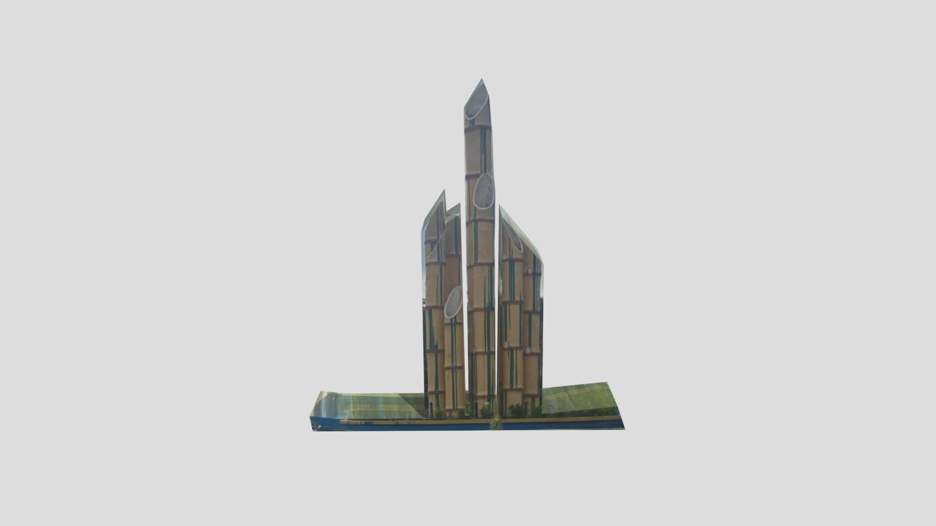 Bambu runcing - 3D model by tasyaaw [50d7bd7] - Sketchfab
