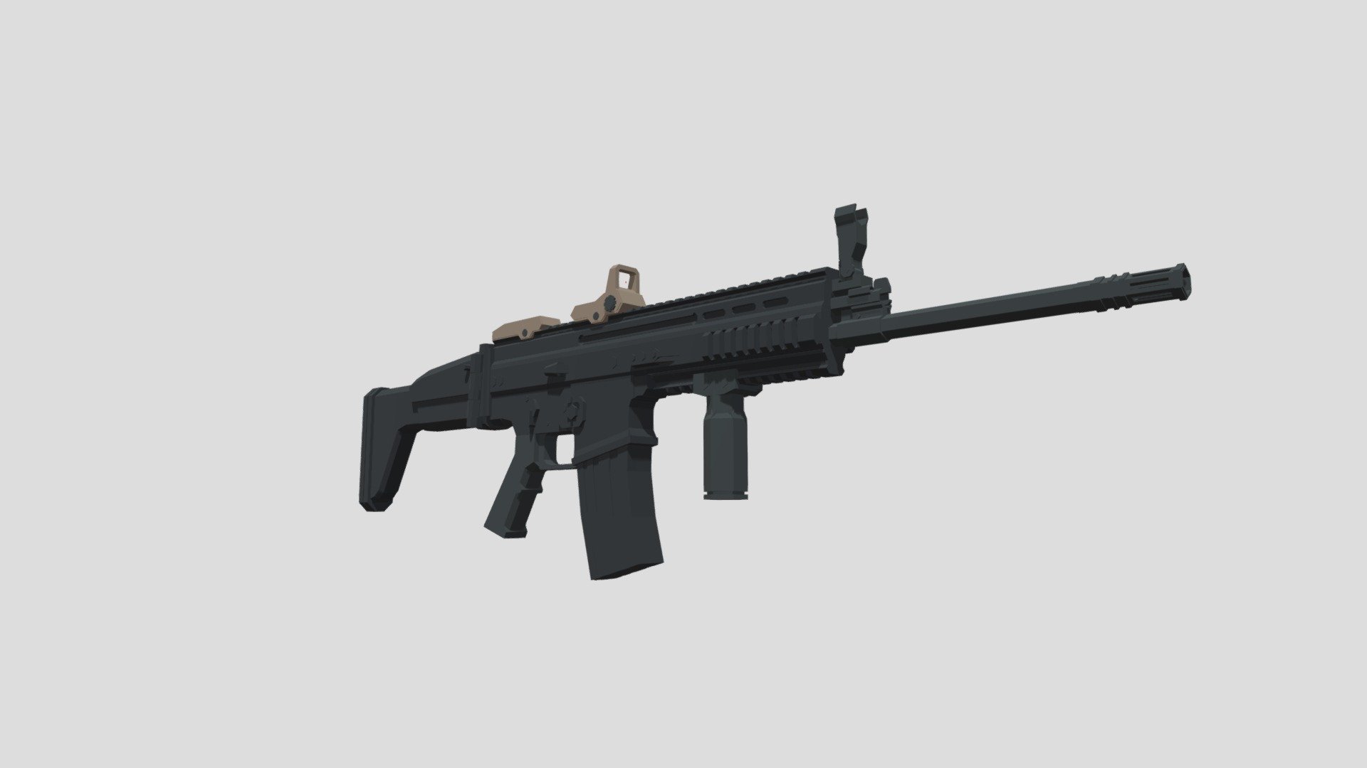FN_Scar_l - 3D model by Sholeh_editor [50d9b99] - Sketchfab
