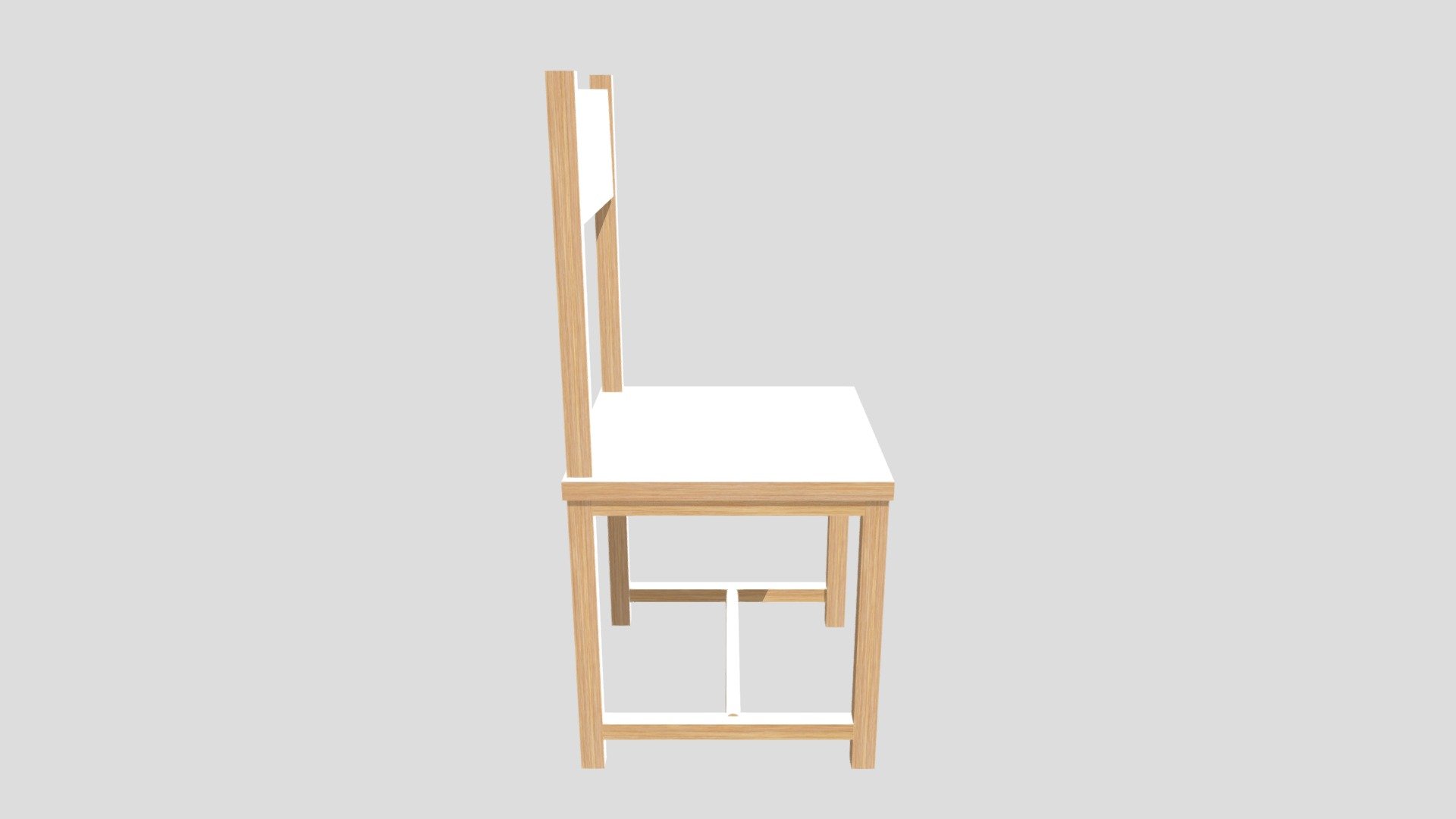 Simple Wooden chair - Download Free 3D model by Tasha Steve ...