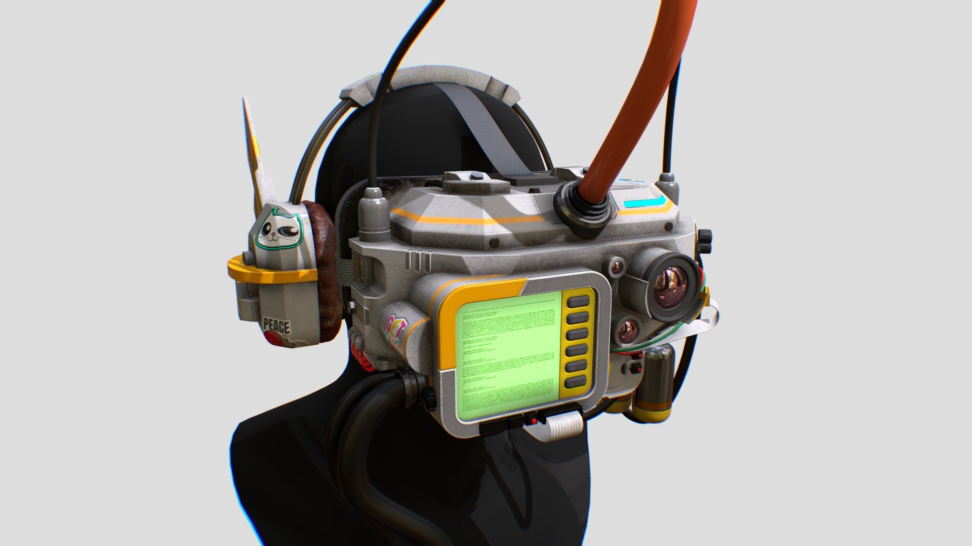 Lazy Dragon VR HeadSet - 3D model by Abe Viljoen (@AbeViljoen) [50def37 ...