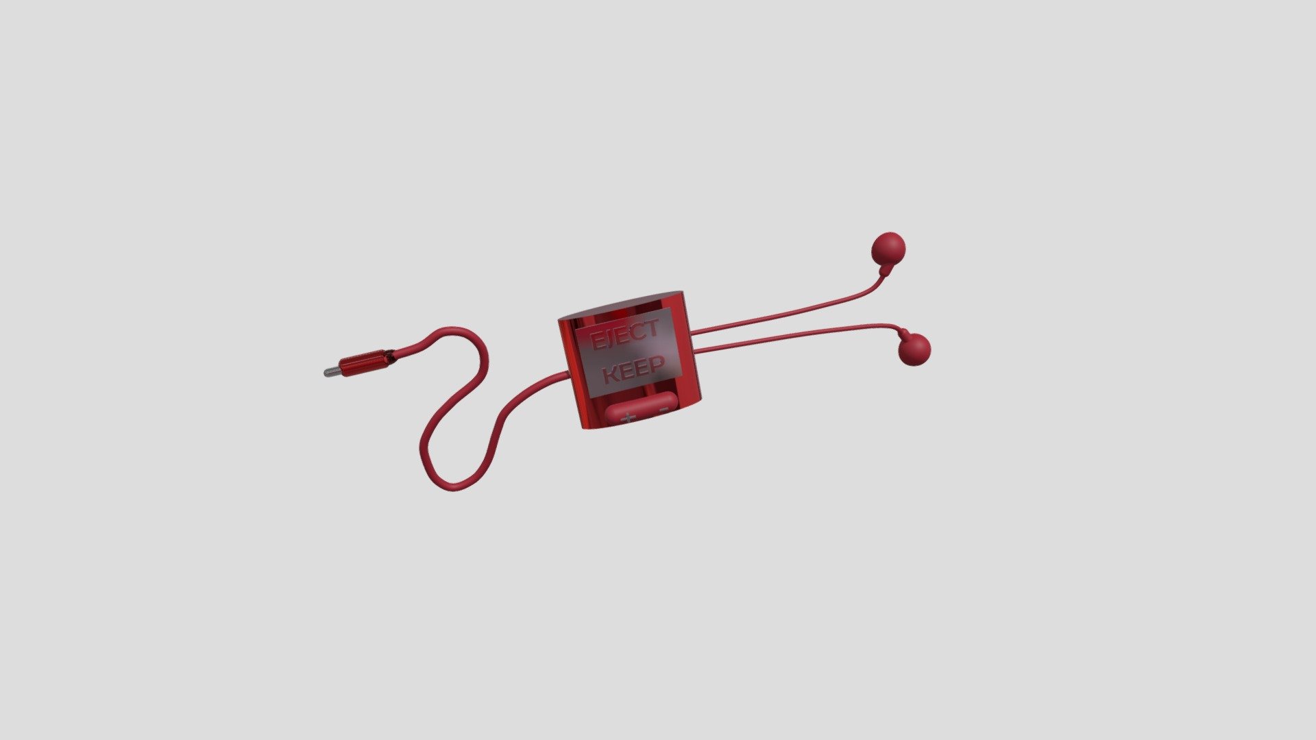 Red Earphone - 3D model by marvintalara2003 [50df771] - Sketchfab