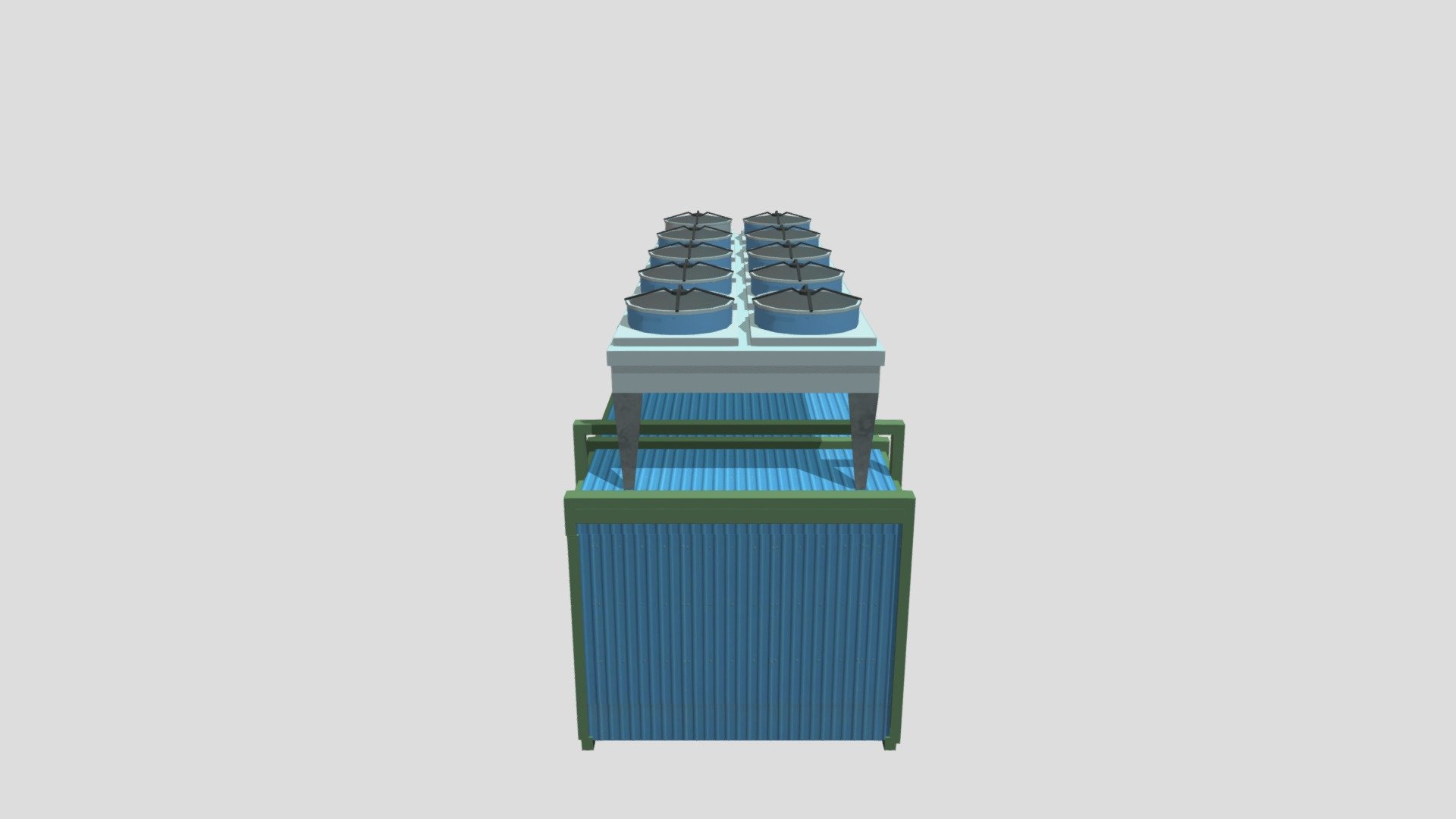 Substation with pumps and fans - 3D model by arpoint [50e1e96] - Sketchfab