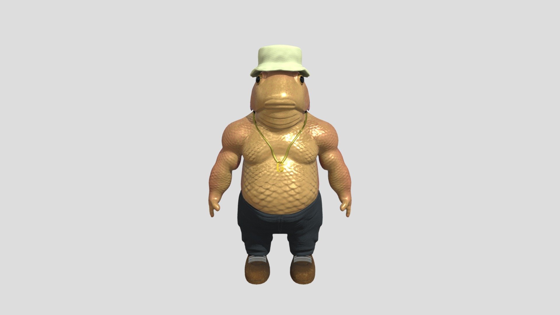 Human fish - 3D model by Lautaro Massignani Formia (@Lautimassi.com ...