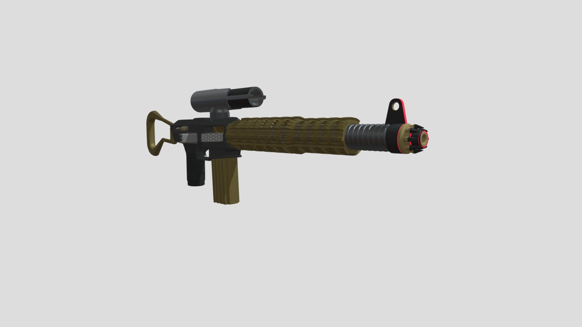 Rifle - Download Free 3D model by donhalcy [50e30b2] - Sketchfab