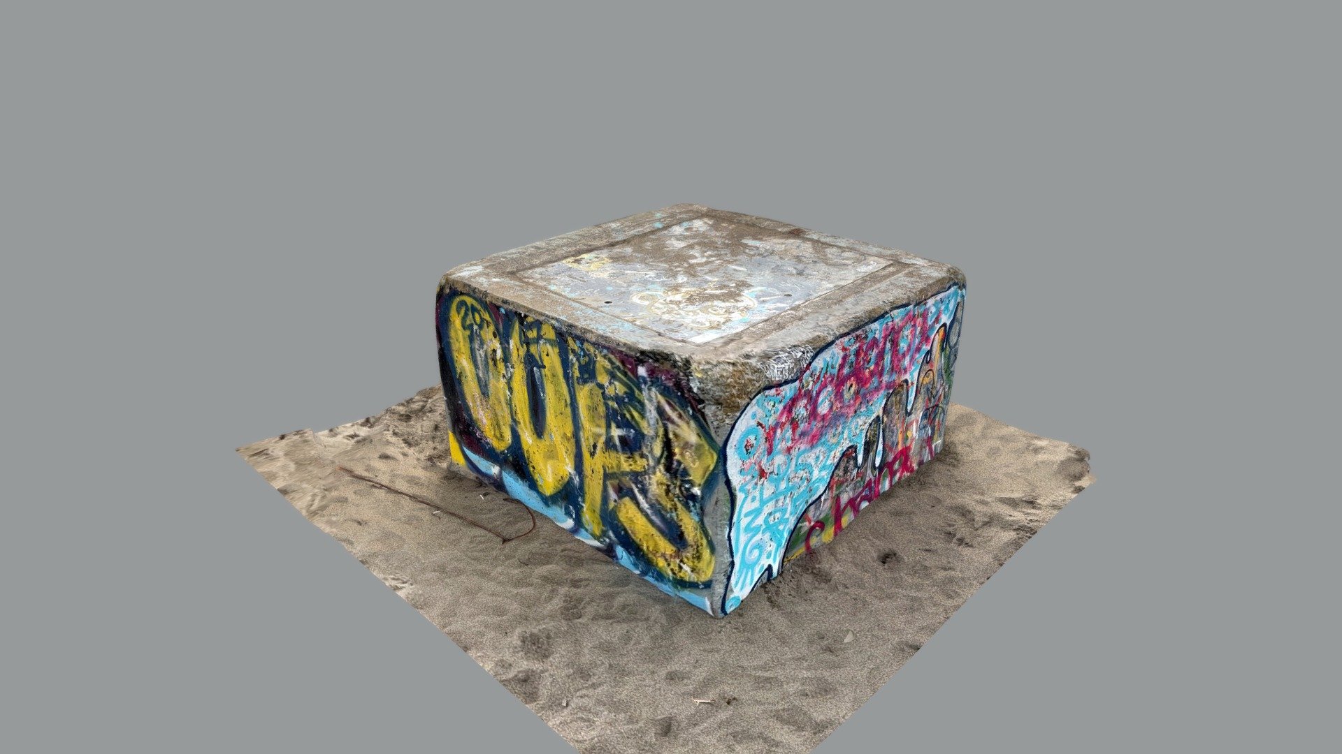 62: Graffiti Cement - Download Free 3D model by macdo219 [50e3413 ...