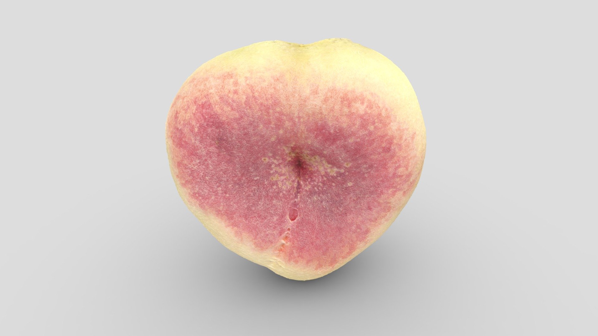Saucer Peach (aka Flat Peach) - Download Free 3D model by mjk (@mjkzz ...