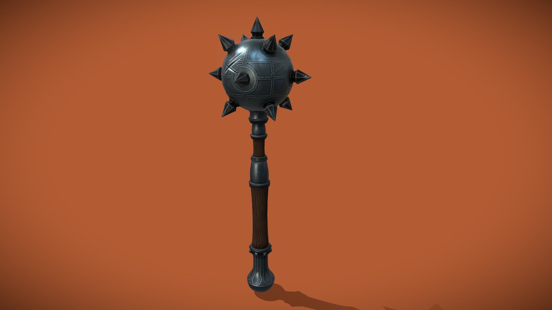 Knight's Morningstar - 3D model by Rookster [50e52e2] - Sketchfab