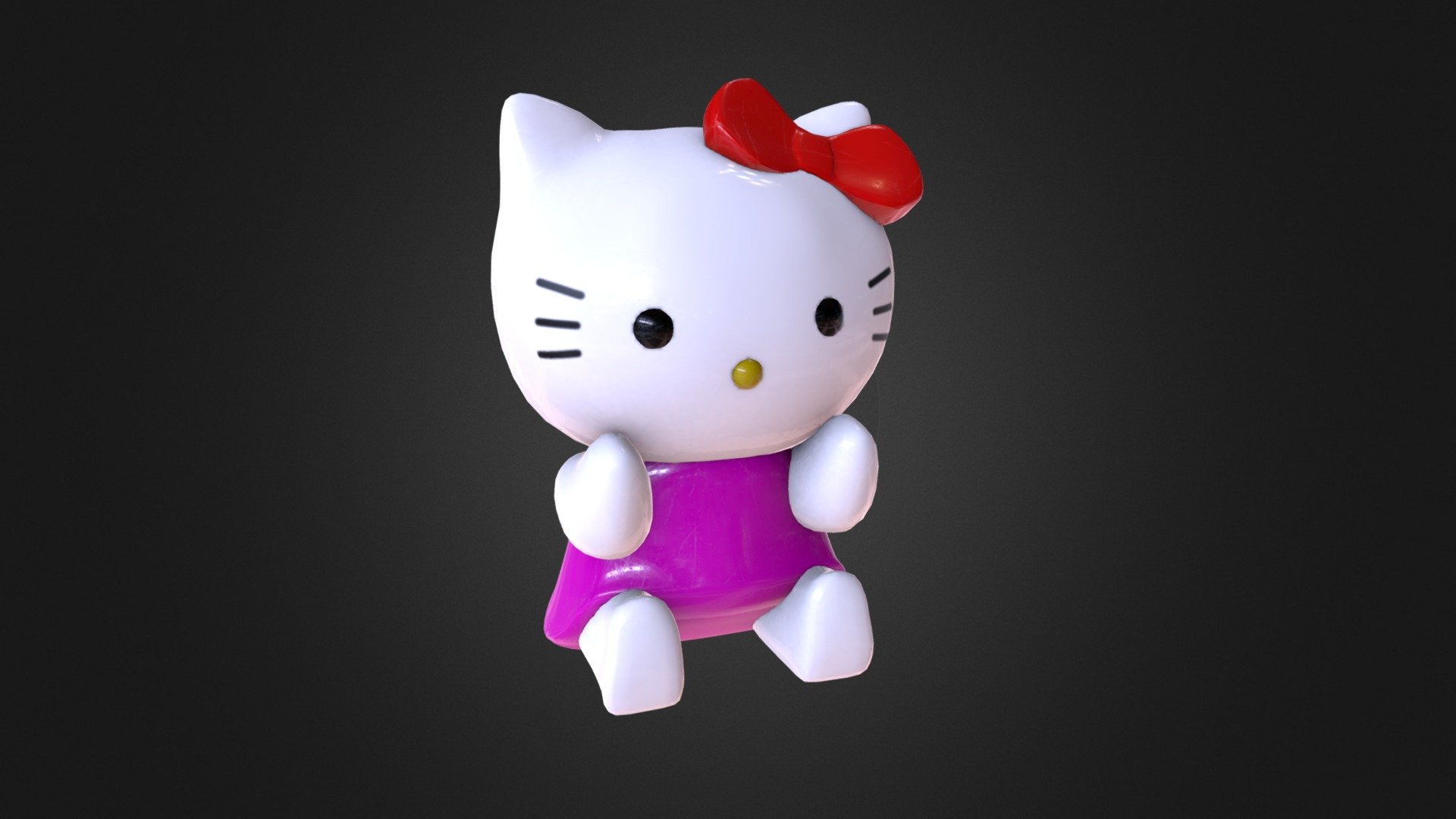 HelloKitty - Download Free 3D model by Vanjack [50e8a32] - Sketchfab