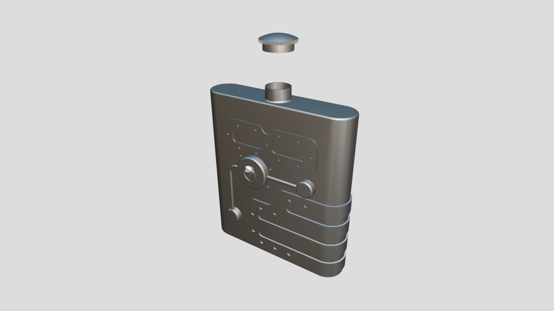 Фляга / Flask - Download Free 3D model by Alex Petuhov (@alex.petuhov-1) [50e93ea] - Sketchfab