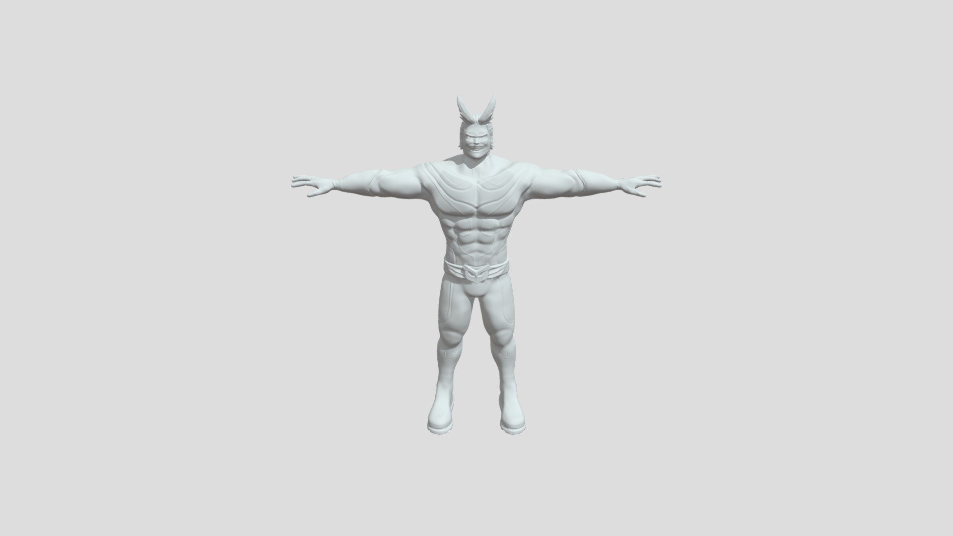 All might - My hero academia - 3D model by kevin.weiss [50eb0e6 ...