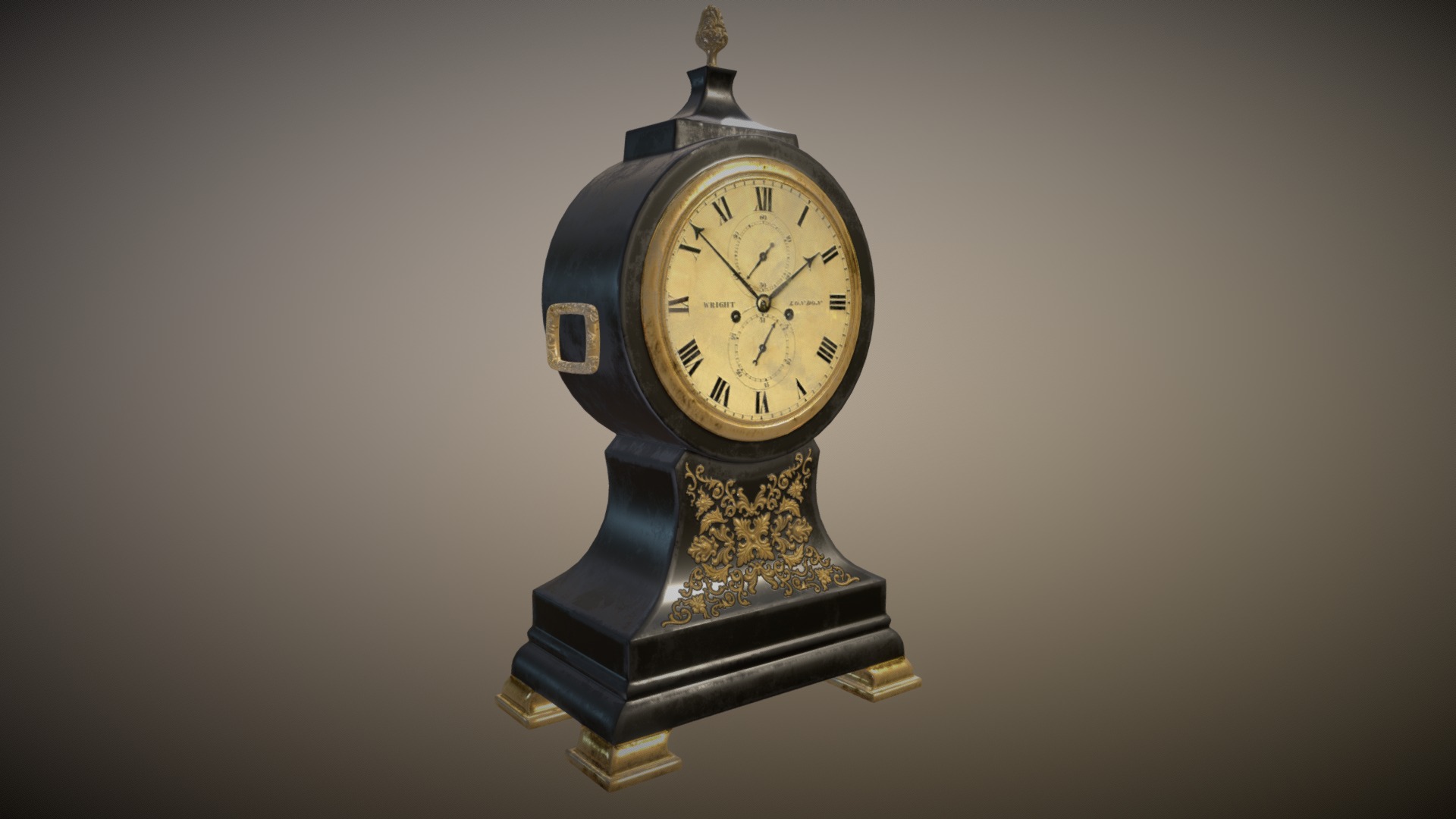 Clock - 3D model by Firas Ma'ayah (@V737) [50eb7d5] - Sketchfab