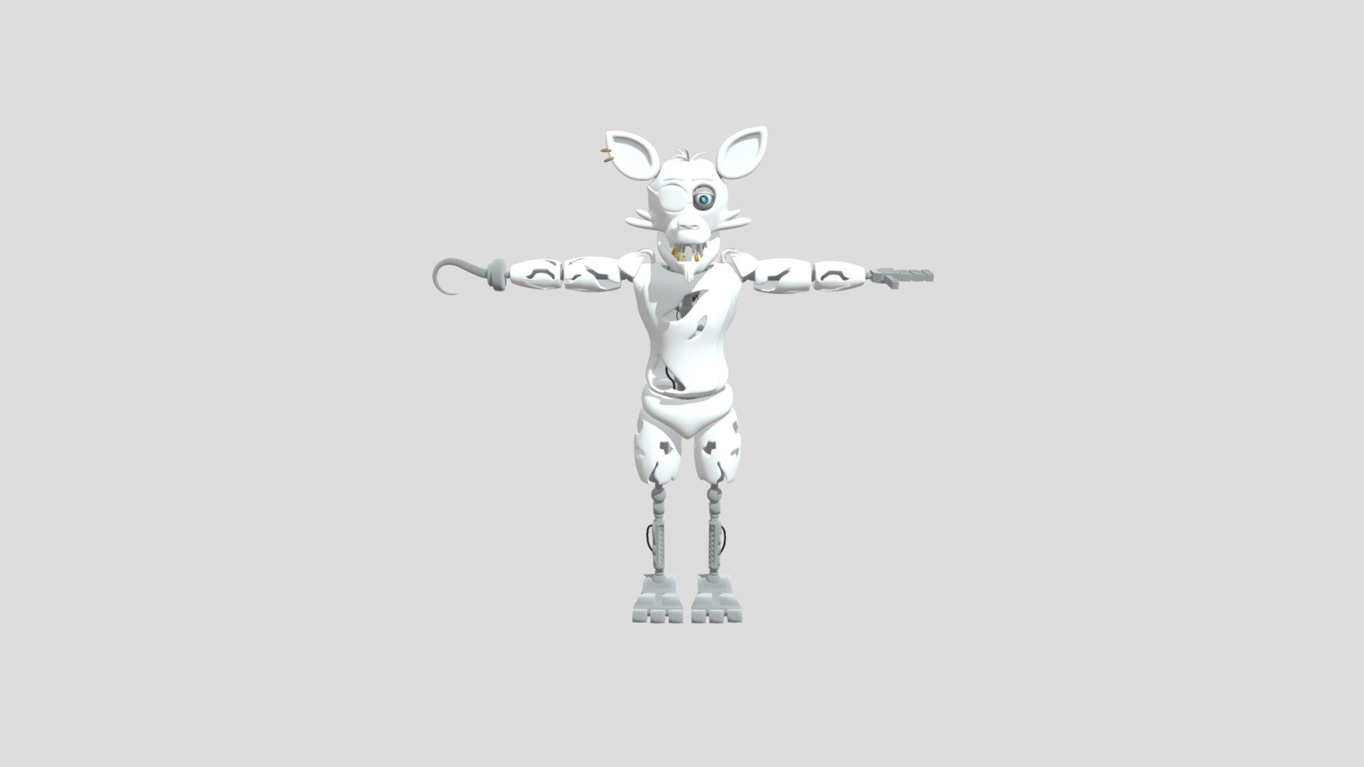 Foxy - Download Free 3D model by helpy (@fnafcoolnes19085) [50ee552 ...