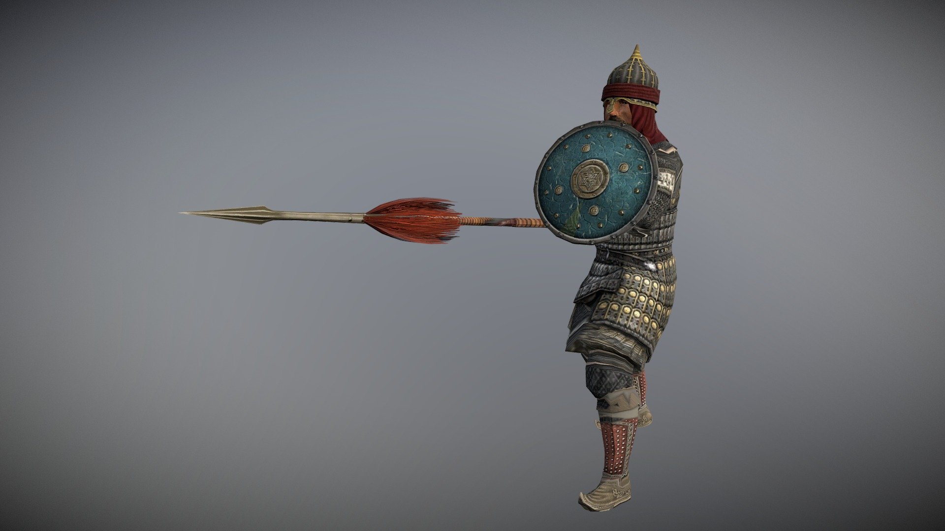 Hafsid general's bodyguard (Machiavello Mod) - 3D model by mylae ...